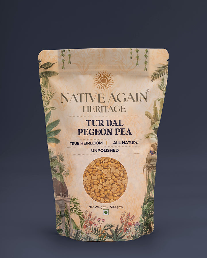 Heritage Tur Dal / Pigeon Pea 500 gm – Native Again Foods LLP